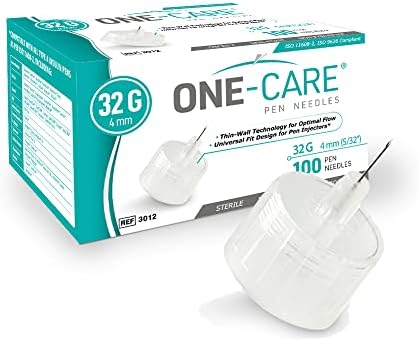 Amazon.com: Easy Touch Insulin Pen Needles, 32G, 1/4-Inch/6mm, Box of ...