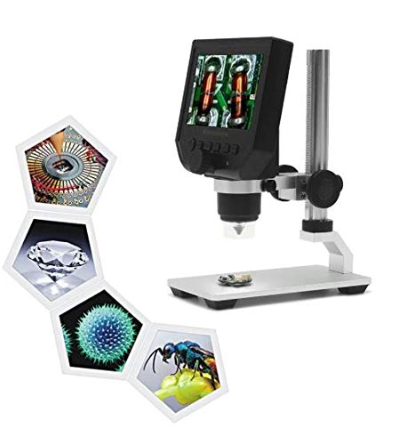 VTechcom Chinese 600X Digital Microscope 3.6MP Sensor Zoom LCD Kit with ...