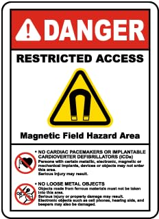 SAFETY SIGN STICKER | DANGER RESTRICTED ACCESS | 457 MM X 304 MM ...