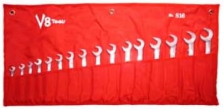 V8 Tools Inc VT816 16 Piece Metric Angle Head Combo Wrench Set - Amazon.com