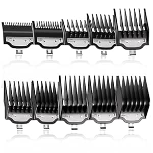 Amazon.com: Compatible with Wahl Clipper Guards Set 10 Pack : Beauty ...
