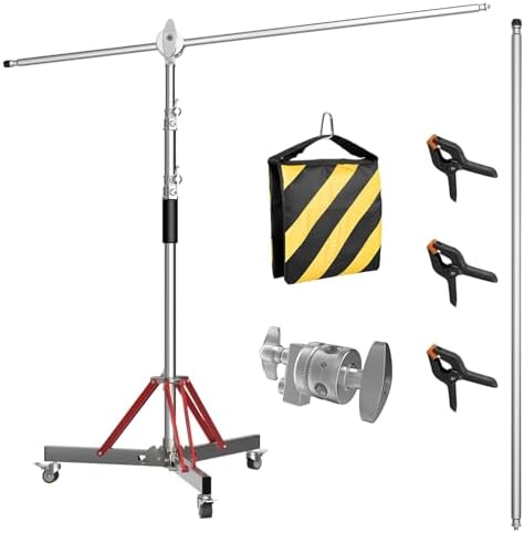 Amazon.com : LOMTAP C Stand with Boom Arm, Stainless Steel Photography ...