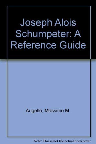 Amazon.com: Joseph Alois Schumpeter: A Reference Guide: 9780387530406 ...