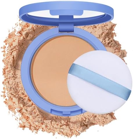 Amazon.com : Oil Control Face Pressed Powder,Matte Smooth Setting ...