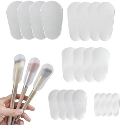 Amazon.com: 20 Pcs Make Up Brushes Covers, Wsimily Plastic Cosmetic ...