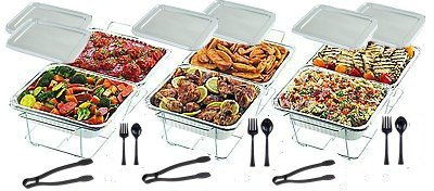 Amazon.com: FREEDco 30 Piece Party Serving Kit, Includes Chafing Kits ...