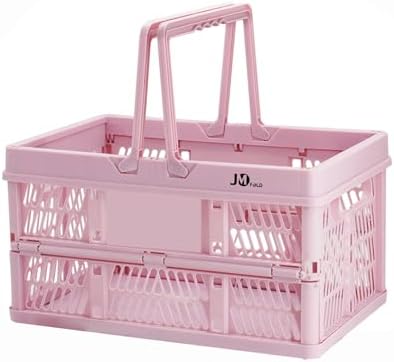 Amazon.com: Cyrank Mini Pink Shopping Basket for Kids, Portable Iron ...