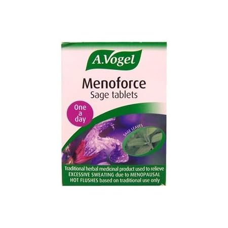Amazon.com: A Vogel Menoforce Sage Tablets 30 Tabs X 6 Pack : Health ...