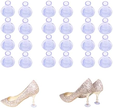 Amazon.com: 9 Pairs Clear High Heel Protectors Heel Stoppers for ...