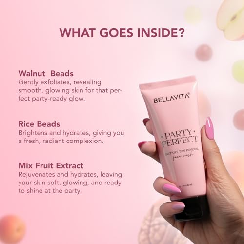 BELLAVITA Party Perfect 2-in-1 Face Wash | Party-Ready Skin | Instant ...