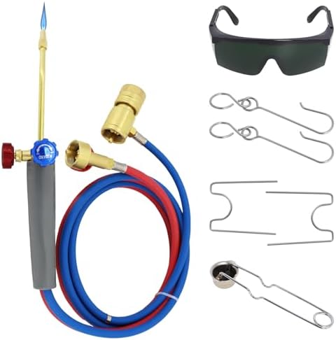 Amazon.com: Jewelry Micro Mini Gas Little Torch with 5 Tips Welding ...