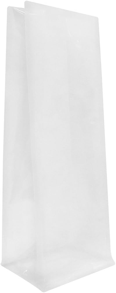 Amazon.com: 16 oz. Clear Poly Square Bottom Gusseted Bag (Coffee ...