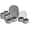 Amazon.com | MOROCCAN GREY 16 PIECE DINNERWARE SET: Dinnerware Sets