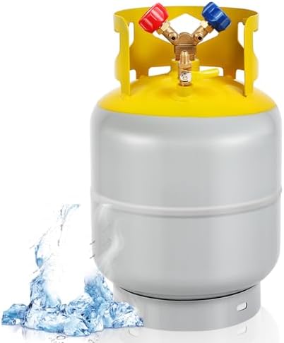 Amazon.com: FAHKNS 50 LB Refrigerant Recovery Tank for R12, R22, R134A ...