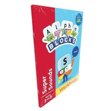Amazon | Alphablocks Red Level Workbook Set (3 books) (Numberblocks ...
