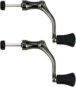 Amazon.com : 2 PCS Fishing Spinning Reel Handle,Full Metal Rocker Grip ...