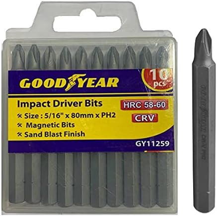 Goodyear Impact Screwdriver Set , Impact Driver Bit Set , Multi-Purpose ...