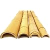 Amazon.com : FOREVER BAMBOO Natural Decorative Bamboo Poles Half Rounds ...