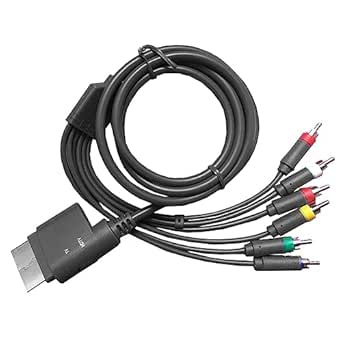 Redwestmelon Component AV Cable Compatible with Xbox 360 Console, Video ...
