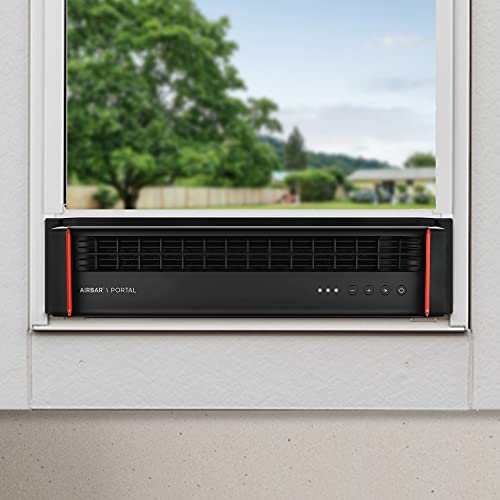 Sharper Image PORTAL Window Fan with 3 Speeds, Reversible Exhaust Mode ...