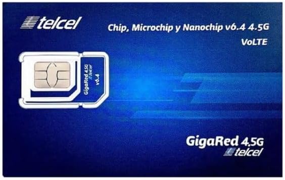 Genérico SIM Chip TELCEL 5G, Región Tijuana BC, Clave Lada 662 Números ...