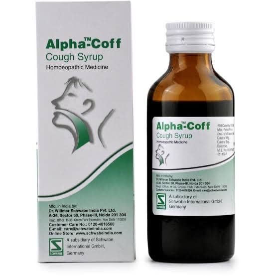 Schwabe Alpha Coff Syrup 115ml - SET OF 3 Bottles : Amazon.in: Home ...