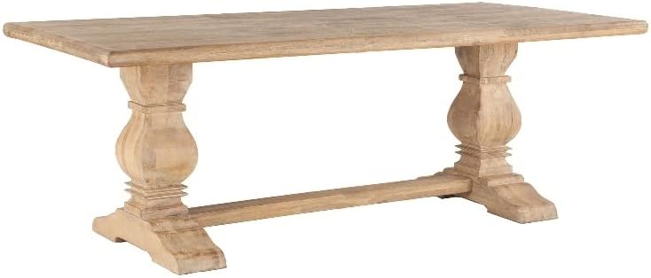 Amazon.com - World Interiors Pengrove 72" Mango Wood Dining Table in ...