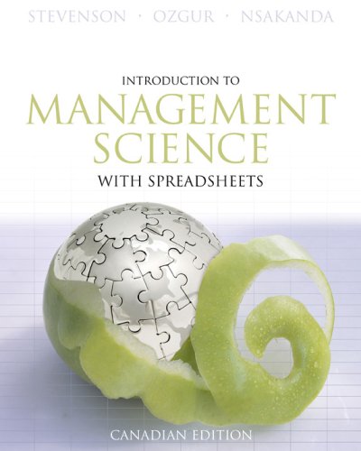 Introduction to Management Science, Cdn edition: Stevenson, William J ...
