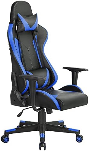 Yaheetech Gaming Chair Ergonomic Computer Game Chair Racing Swivel ...