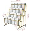 Amazon.com: Scpantkend 4 Tier Flower Shop Display Stand,16 Plastic ...