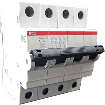 ABB 10K MCB 25A FP TPN MCB Four Pole C Curve (Pack of 1) - SW204M-C25 : Amazon.in: Home Improvement