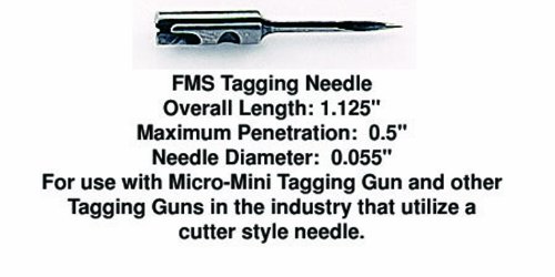 Tach-It FMS Fine All Steel Cutter Style Replacement Tagging Needles ...