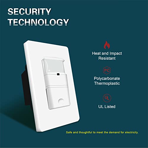 Snapklik.com : Motion Activated Switch, Neutral Wire Required, 2Pack In ...