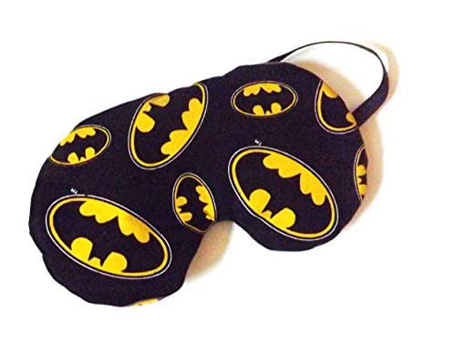 Amazon.com: Batman Shield Eye Mask - Black Out Sleep Mask : Handmade ...