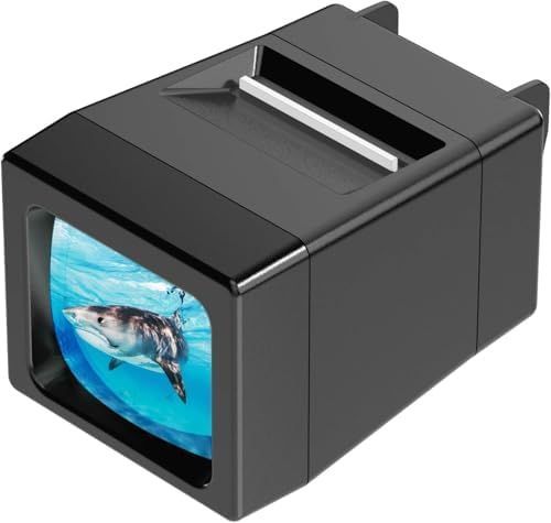 35mm Slide Viewer and Projector Slide Viewer 2x Magnification and LED ...