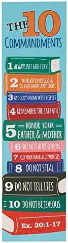 Amazon.com: Christian Art Gifts Bookmark-Books/The 10 Commandments Ex ...