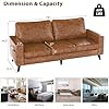 Amazon.com: Esright 79 Inch Sofa Couch for Living Room, Small Couches ...