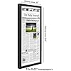 Amazon.com - Americanflat 11x22 Newspaper Frame with Polished Plexiglass - Display for Assorted ...