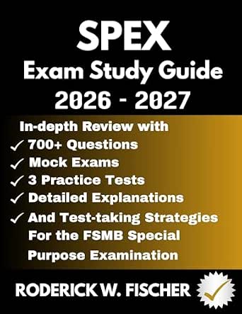 SPEX EXAM Study Guide : In-depth review with 700+ Questions, Mock exams ...