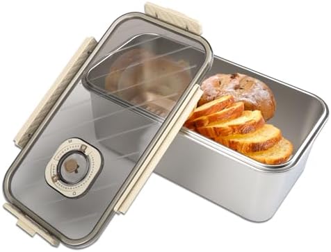 Bread Box for Kitchen Counter Airtight,Bread Boxes for Homemade Bread ...