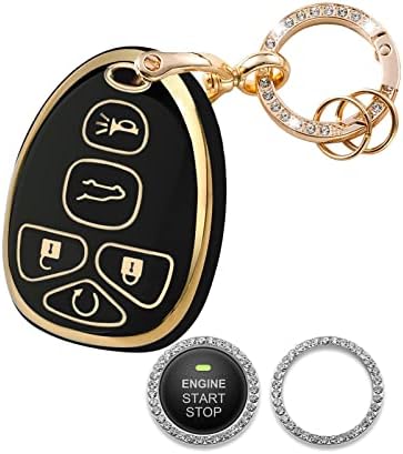 Homaupt for Ford Key Fob Cover Compatible with Explorer Edge Mustang ...