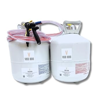 Vega Bond V600 Closed Cell Spray Foam Insulation Kit. 2 Part Foam ...