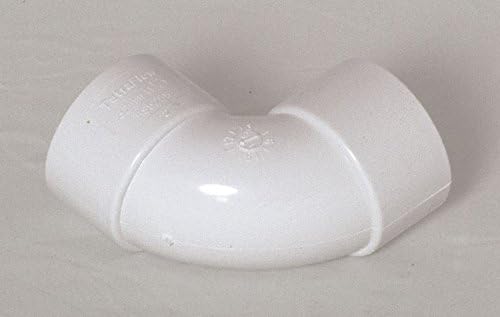 Solvent Weld White 32mm (36mm) Waste Pipe Swept Bend : Amazon.co.uk ...