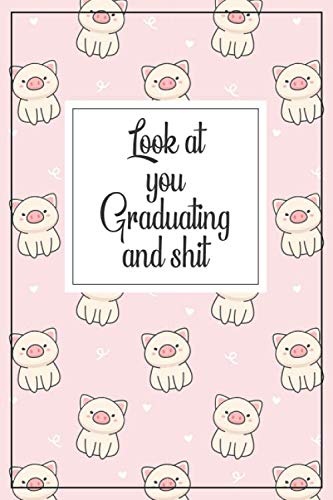 Graduation Journal - Pig Graduation Gift: A blank lined notebook, pig ...