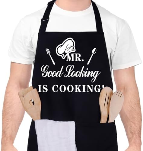 1 PCS Funny Novelty Sexy Apron, Muscle Man Apron Adjustable Kitchen ...