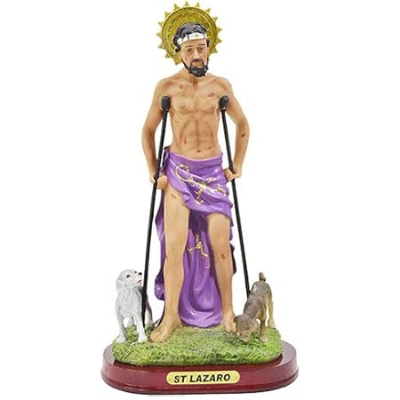 Amazon.com: San Lazaro Estatua Saint St. Lazarus Statue Sculpture in ...