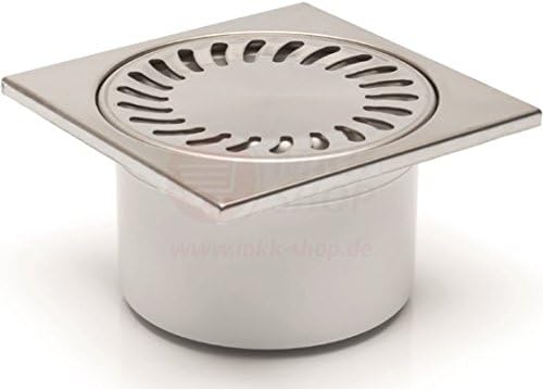 Senkrechter Bodenablauf Edelstahl Dusche Duschablauf 150 x 150 mm DN 50 ...