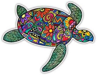 Amazon.com - STICKY DUDE Sea Turtle Sticker Vinyl Waterproof 5 inches ...