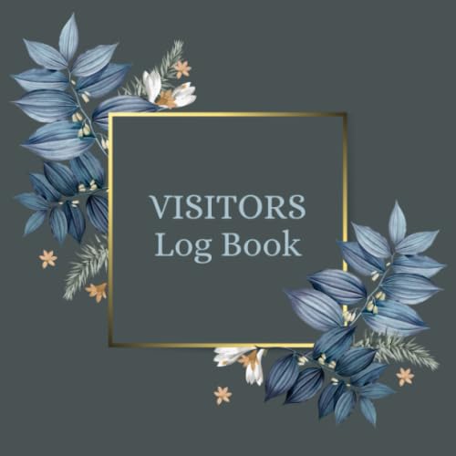 Visitors Log Book: Visitors Record Book for Signing In and Out ...