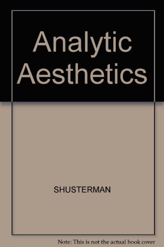Amazon.com: Analytic Aesthetics: 9780631162537: Shusterman, Richard: Books